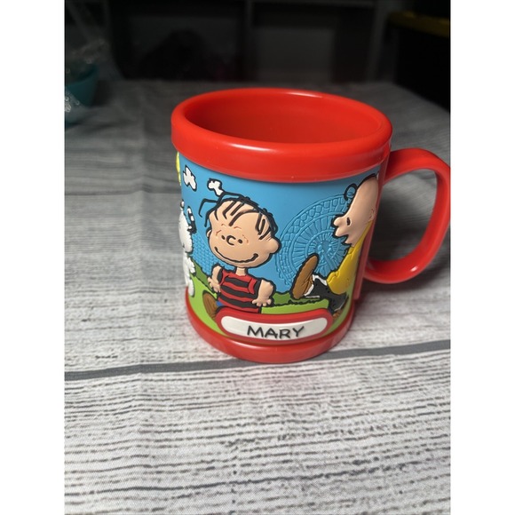 Dining | Peanuts Snoopy Charlie Brown Linus Sally Lucy 3d Kids Plastic ...